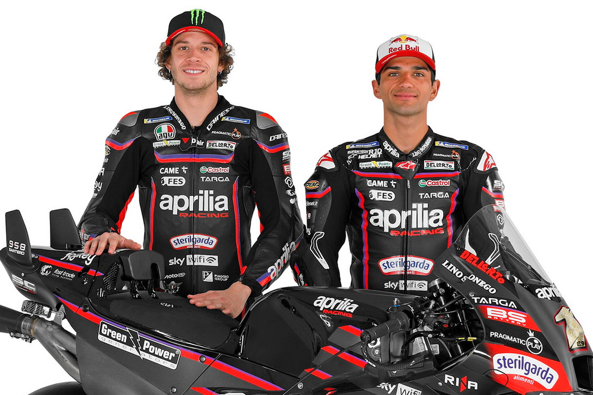 Aprilia Racing назначила дату презентации своей кампании в MotoGP 2026 ...